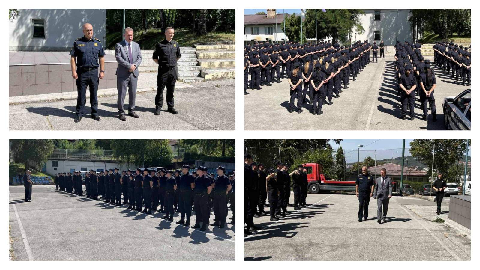 Ministar Mehanović i direktor policije Korman, posjetili polaznike ...